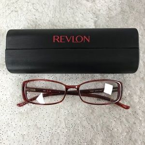 Revlon | Accessories | Revlon Red Studded Eyeglasses New | Poshmark
